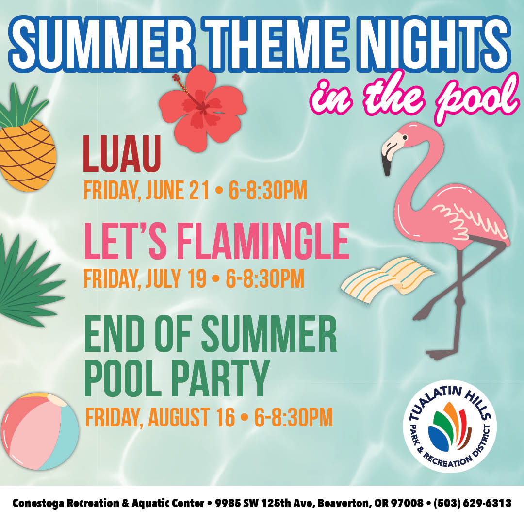 End Of Summer Pool Party Thprd